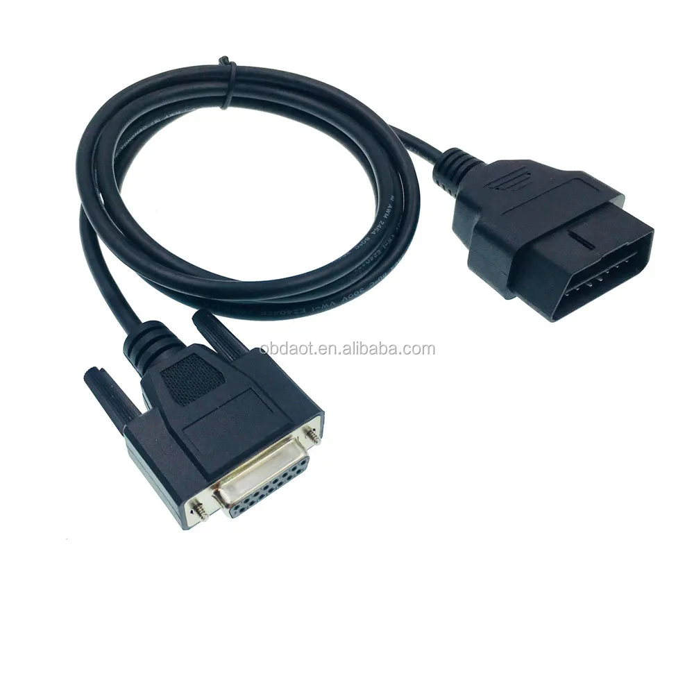 AOTAI RS232 Serial VGA DB9 Male to OBD2 M/F Adapter Cable