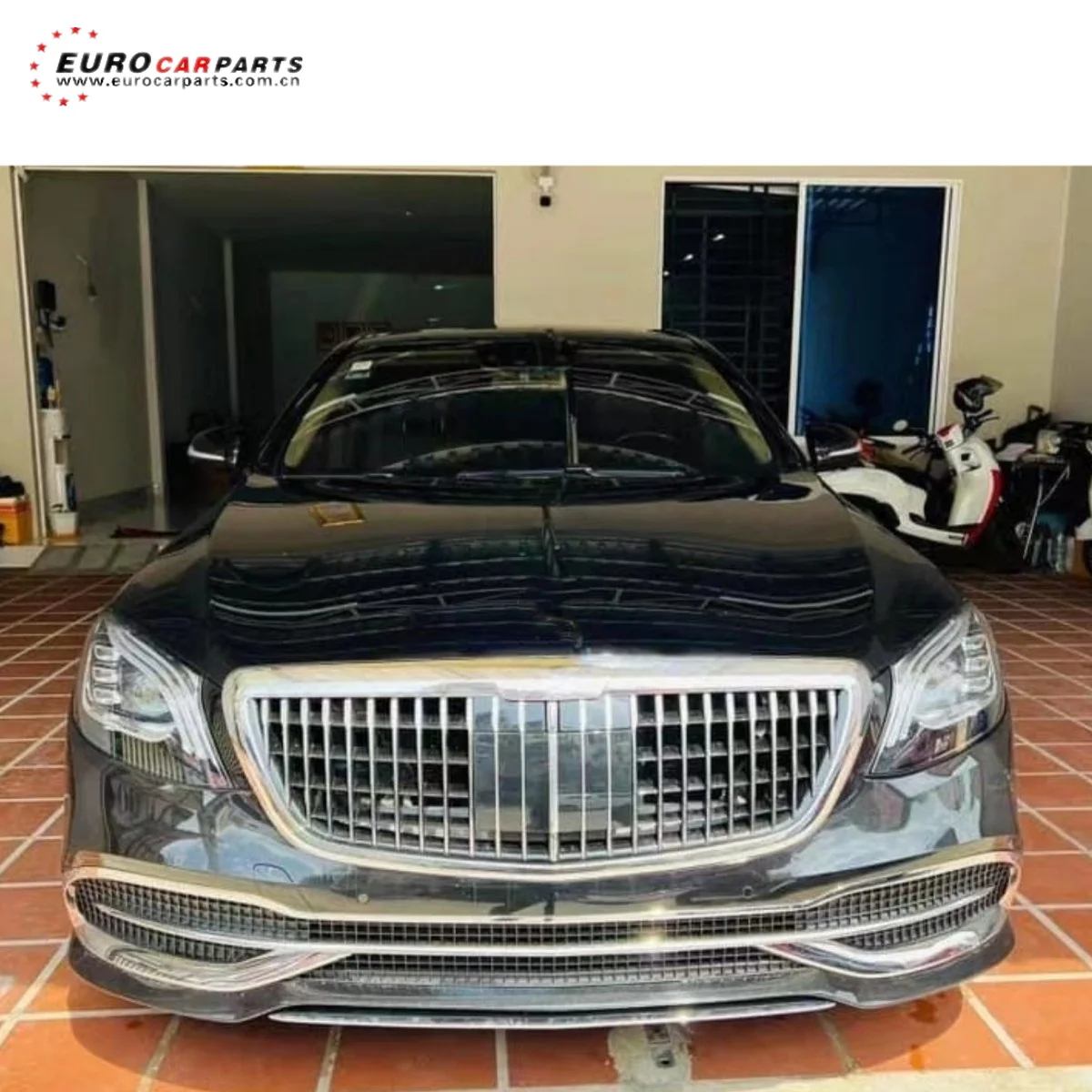 W222 S Class S63 65 2018-2020 Luxury Upgrade May Front Bumper Middle ...