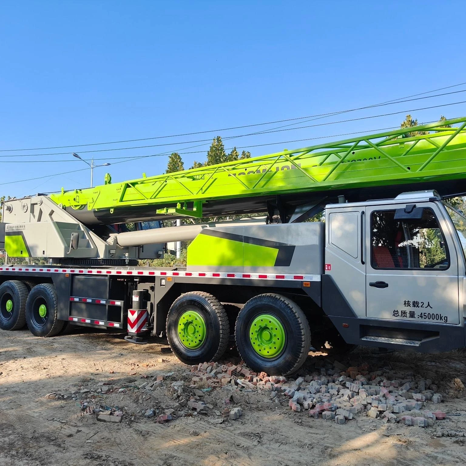 Zoomlion Truck Crane Hydraulic Knuckle Boom Truck Mounted Crane 80ton ...