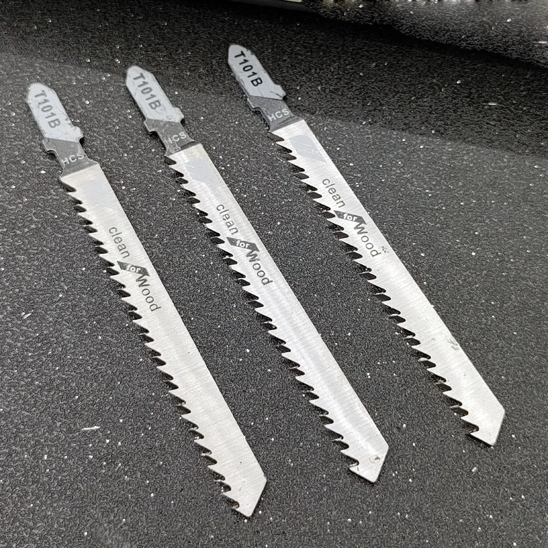 5pcs/set Hcs 10t Jig Saw Blades T101b For Fast Clean Cutting 2.5 Mm ...