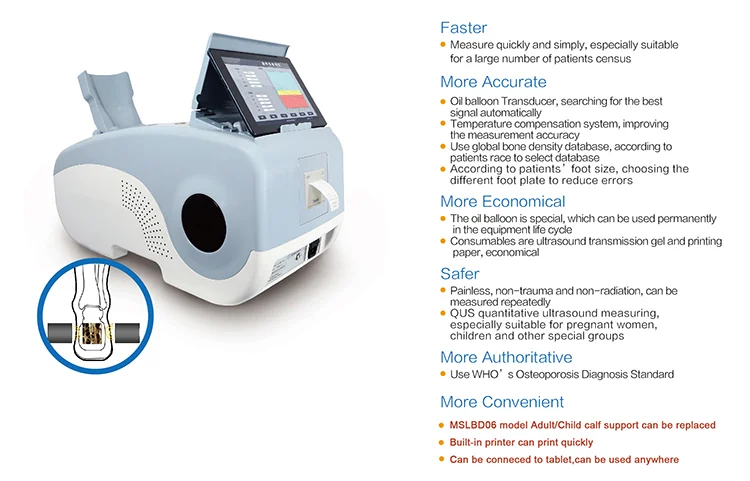 MSL Ultrasound Bone Densitometer - Accurate Bone Density Scan