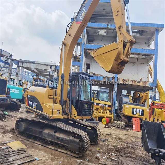 Used Cat 313c Excavator,13ton Cat 312d 315d 320d Hydraulic Crawler ...