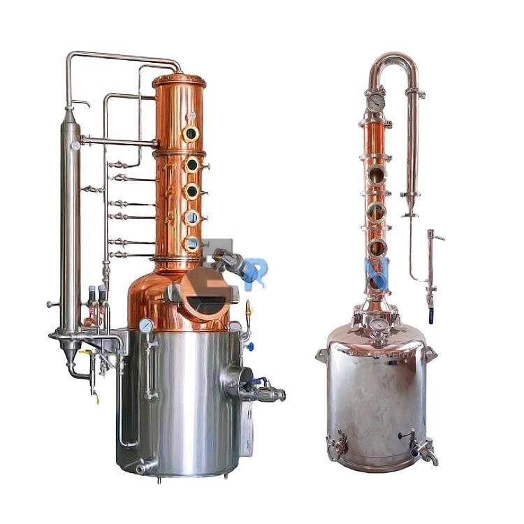 100l 200l Rum Copper Distiller Machine Whisky Wine Gin Vodka Brandy ...