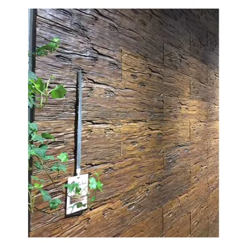 Exterior Wall Lightweight Pu Messy Stone Wall Panel Decoration ...