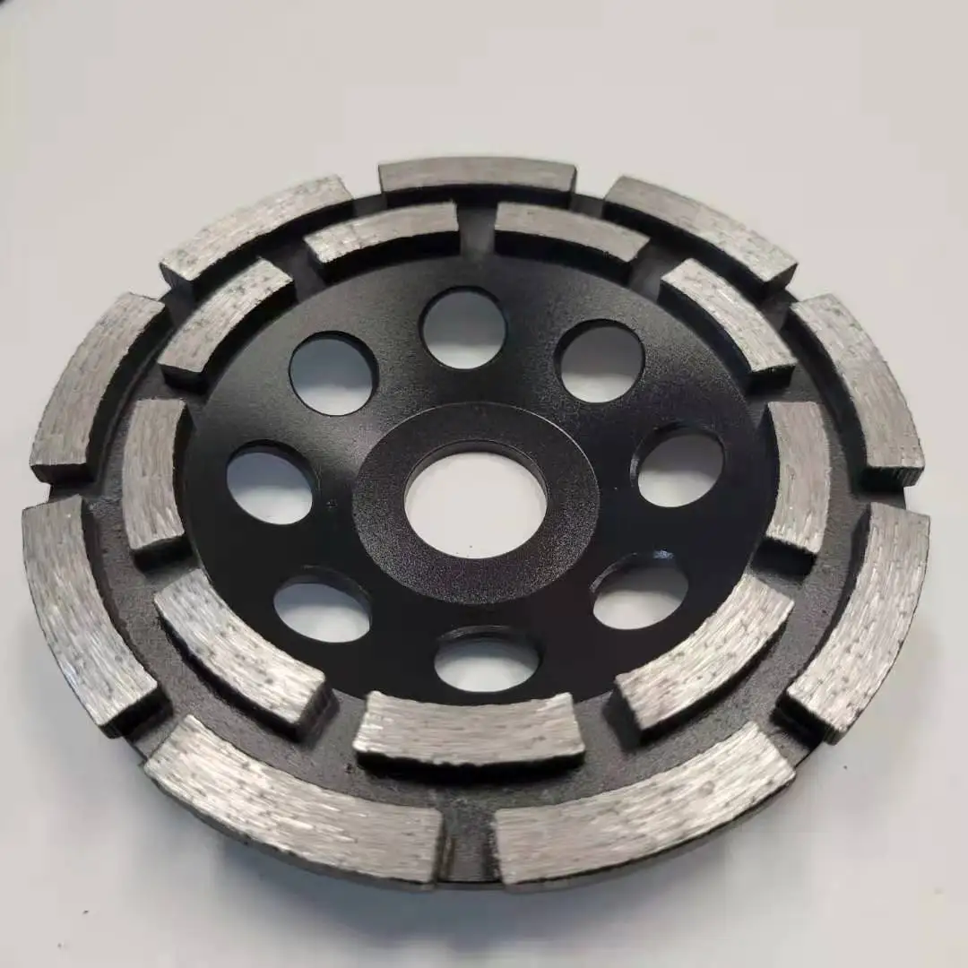 125mm Turbo Segmented Double Row Concrete Diamond Grinding Cup Wheel ...