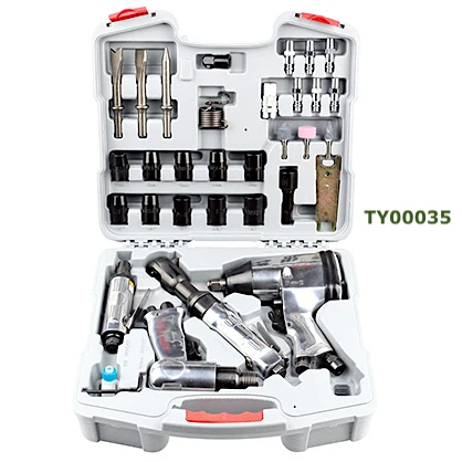 43 PC Air Tool Kit - Includes Die Grinders, Impact Wrenches & Sanders ...