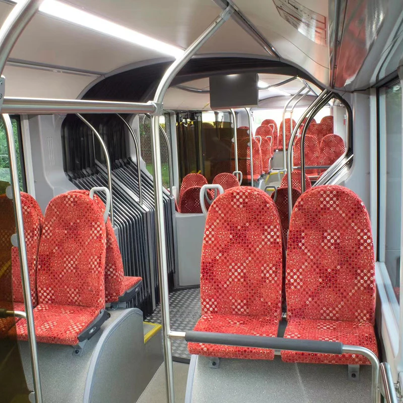 18m RHD Electric City Bus with 50+1 Seats - Automatic Articulated Urban ...