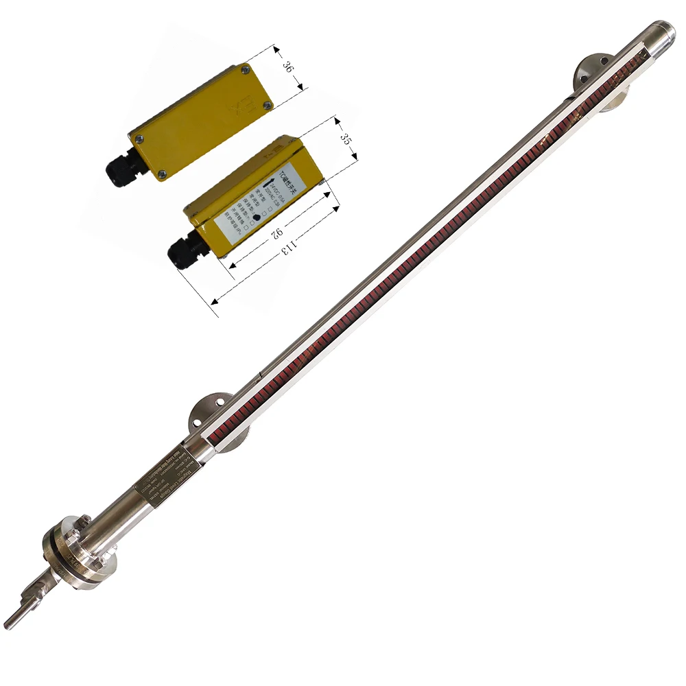 Magnetic Floater Water Tank Level Gauge with Switches