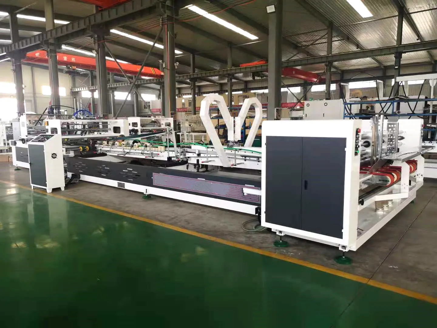 Heavy-Duty Automatic Carton Folder Gluing Machine for Corrugated ...