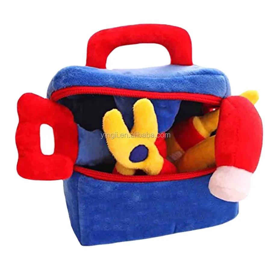 G334 Soft Velvet Material Little Boys Child Plush Repair Tool Toys ...