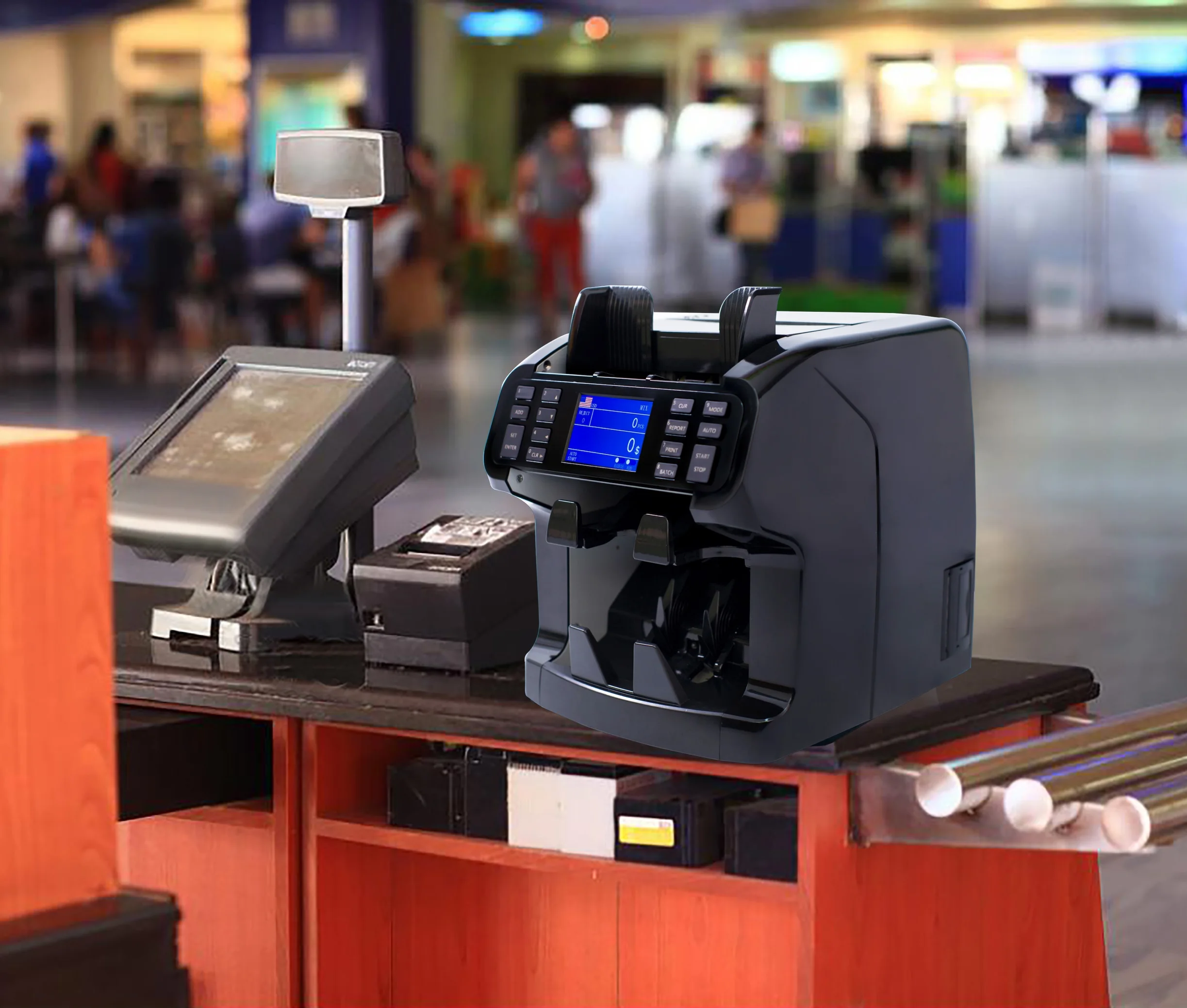 MA-900A High Speed Money Sorter Multi-Currency Bill Counter with Built ...