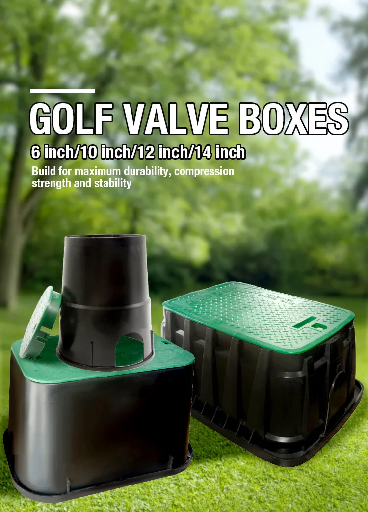 14'' Valve Box - Durable PP Plastic for Irrigation Systems