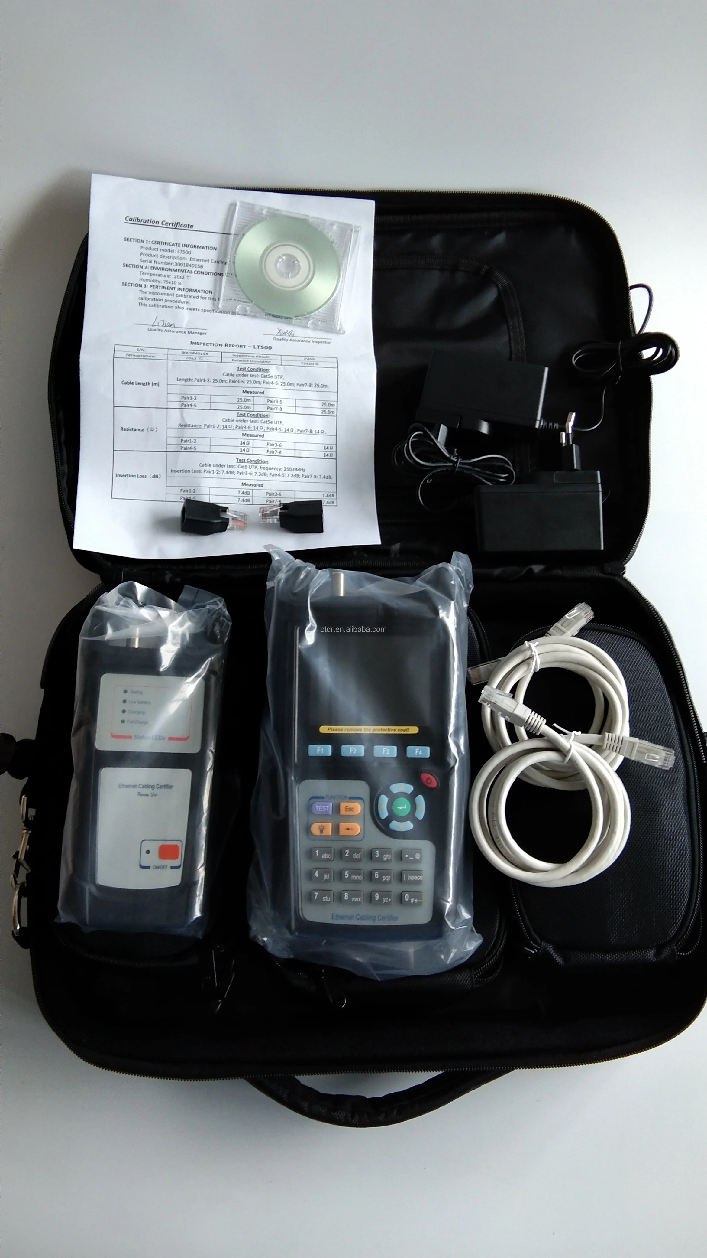 Lt-500 Cable Tester Fiber Cable Price Certifier Ethernet Tester Lan ...