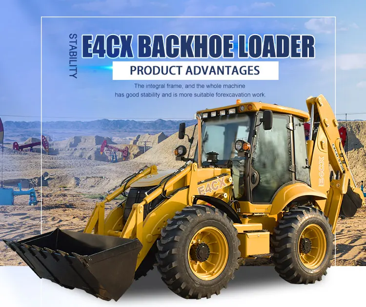New Argiculated Backhoe Excavator Loader E3cx Good Condition Backhoe ...