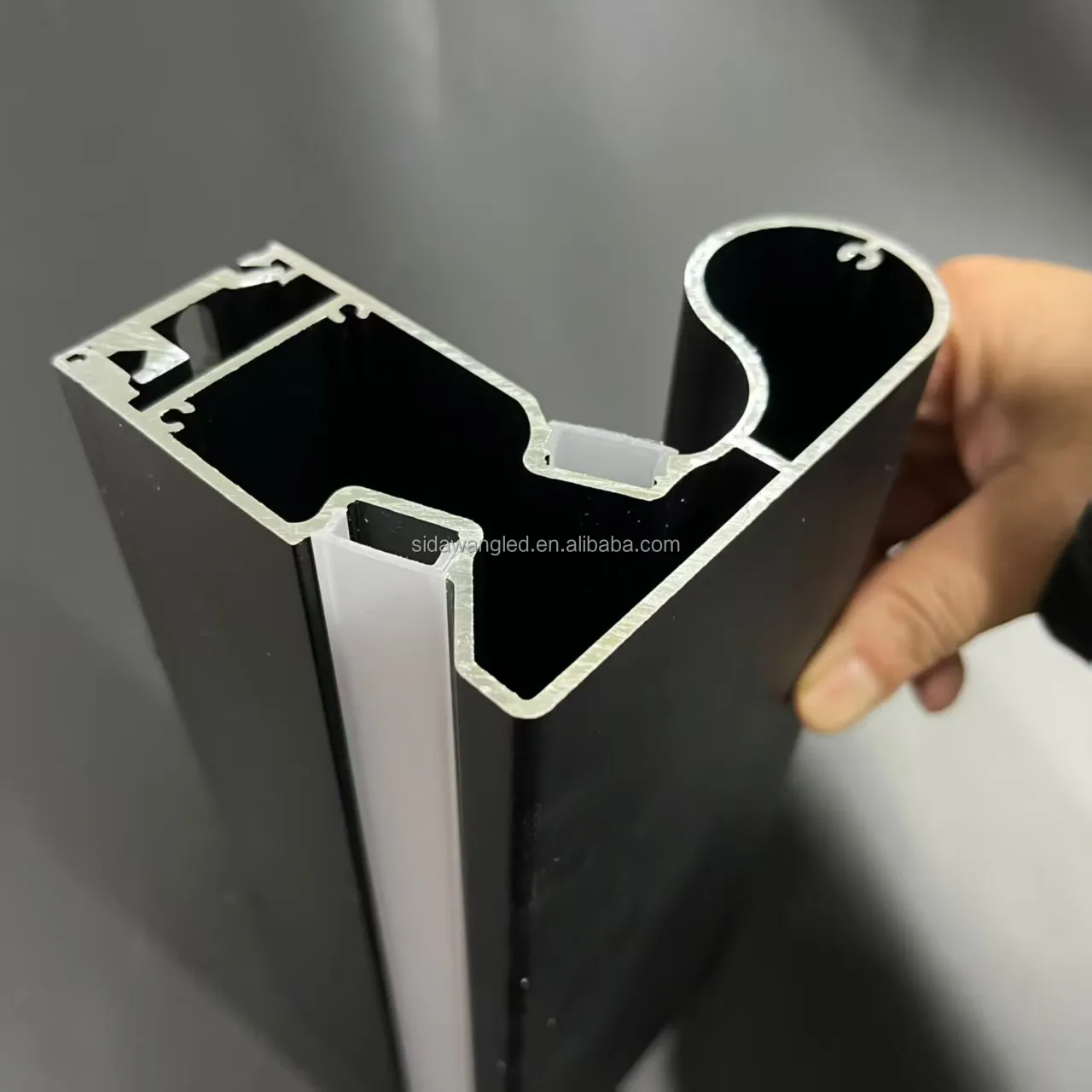 SDW78.8X95MM Aluminum Handrail Railing with LED Lighting