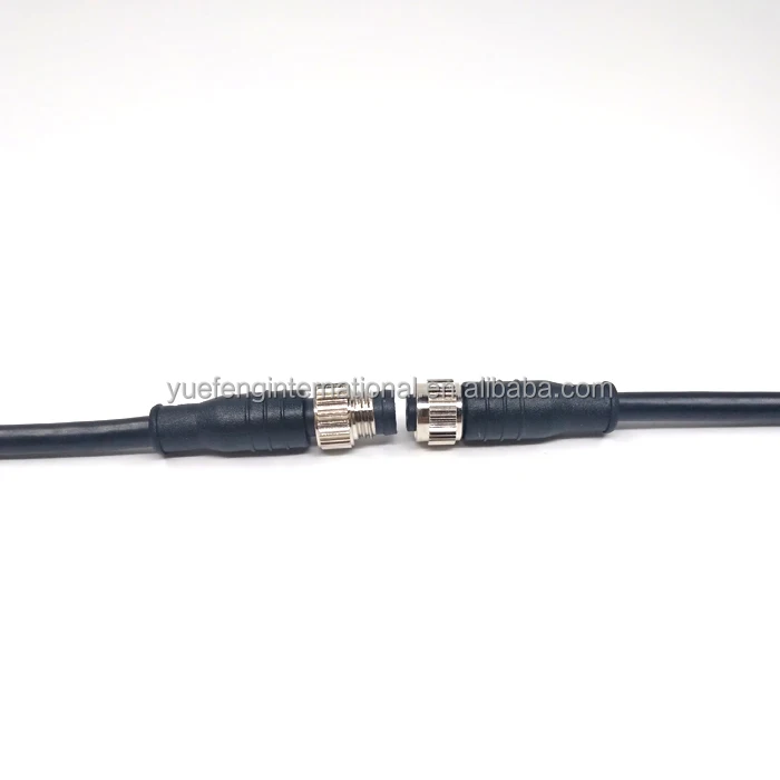 IP67 Power male M8 6P Molded Cable_M8 Cable assemblies_Dongguan Yuefeng ...