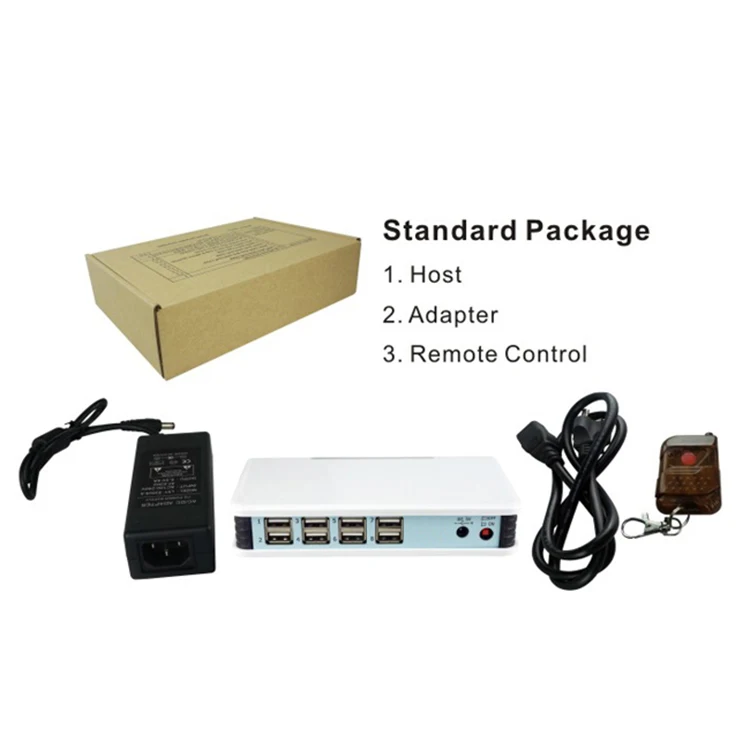 8 Usb Hub Anti Theft Device Multi Port Security Alarm System For Mobile Phone Laptop Camera ...