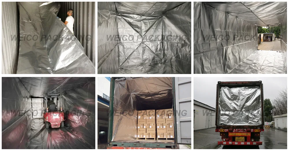 20ft Container Insulated Liner,Aluminium Foil Woven Thermal Blanket For ...
