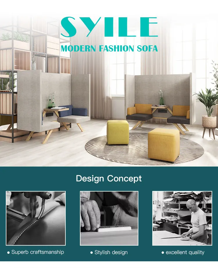 Modern Hotel Living Room Seating Partition Couch Sofa Desk Set Designs ...