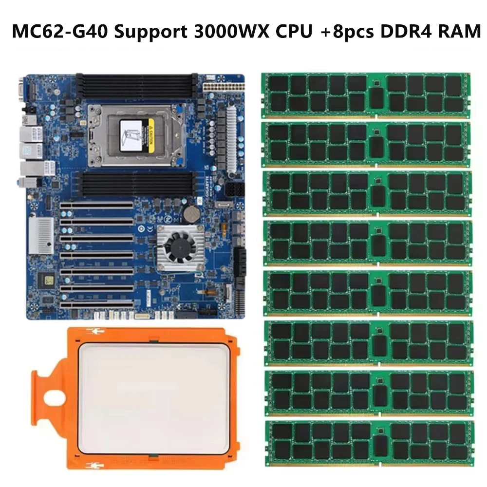 Refurbished Mc62-g40 Swrx8 Motherboard For Threadripper Pro