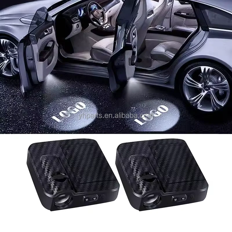 Enhance Your Car's Ambiance with Carbon Fiber LED Door Lights