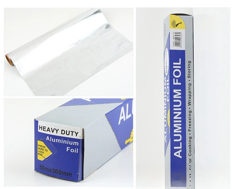 Food Grade Barbecue Aluminum Foil Paper Household Oven Baking ...