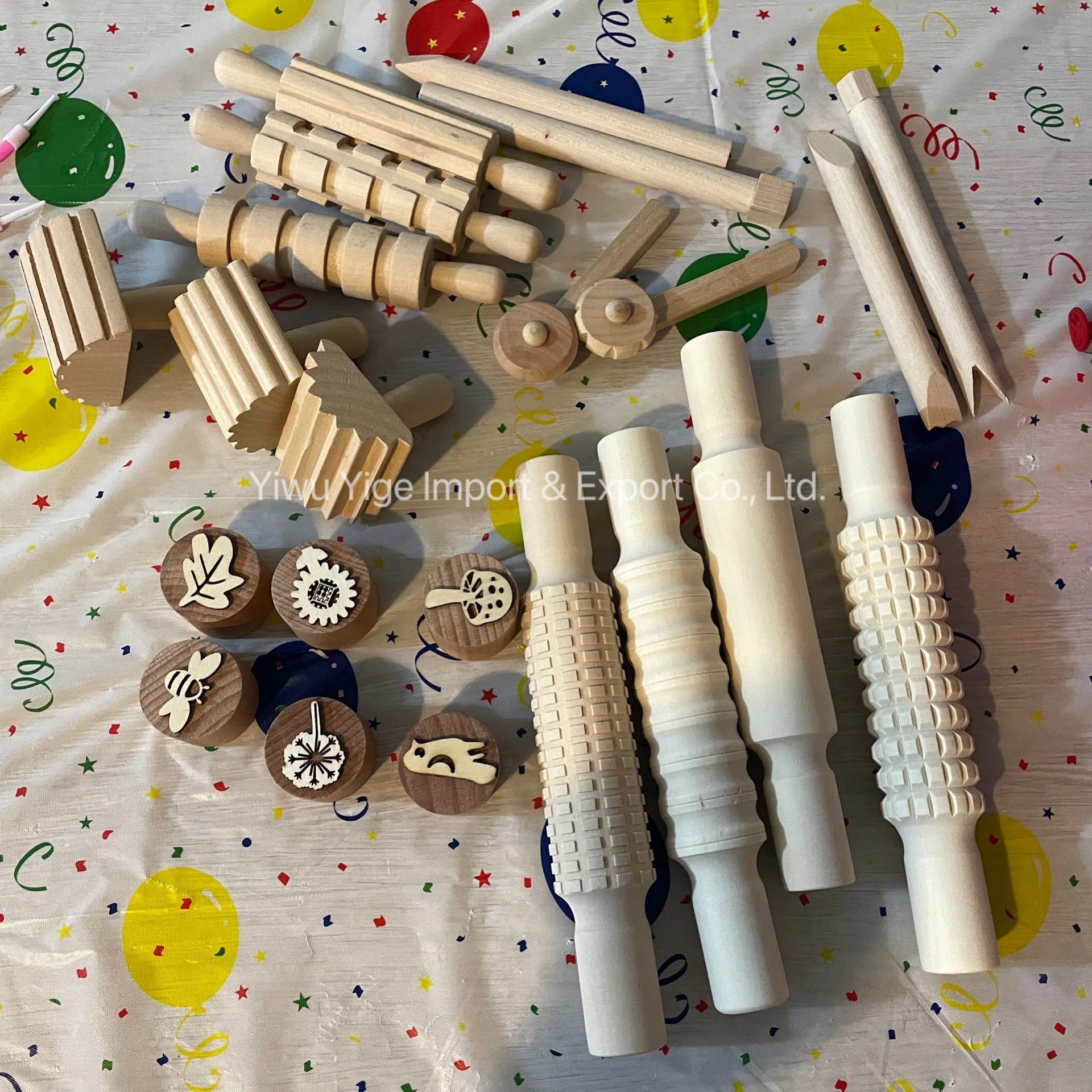 Customized Pattern Playdough Tools - Educational Fun