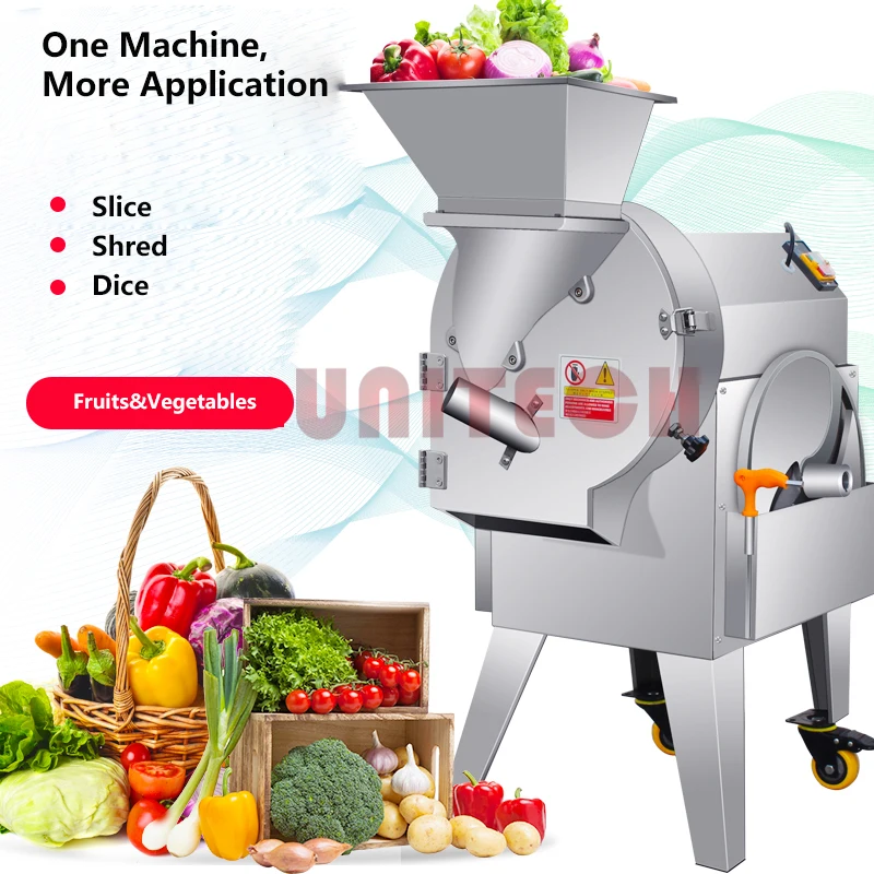 Commercial Stainless Steel Vegetable Okra Cube Cutting Chopper Fruit ...