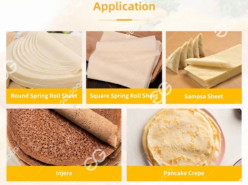 Automatic Samosa Spring Roll Wrapper Machine - High Performance