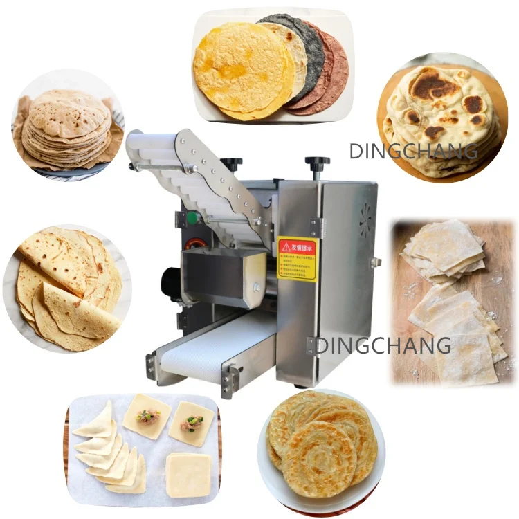 Perth tortilla press machine big wonton folding machine restaurant ...
