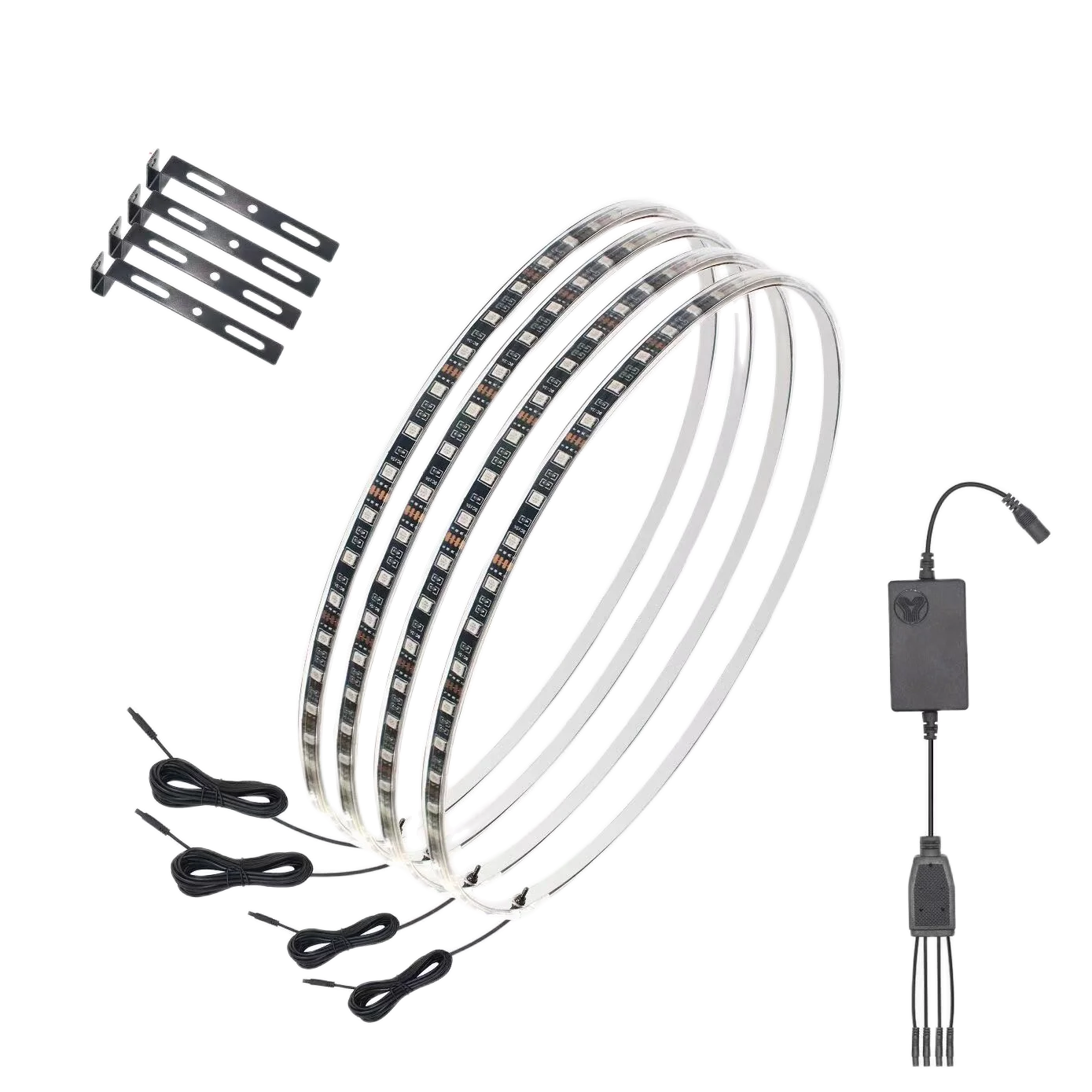 Controlled Rims Led Off Road Car Brake Turn Signal Rgb Car Wheel Light ...