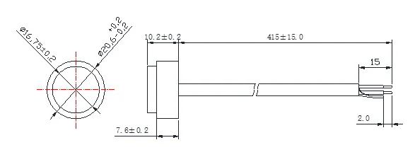 嘉康水下超声波换能器流量传感器压电1mhz超声波换能器| Alibaba.com