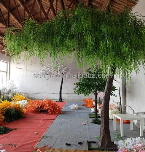 Songtao A29 Artificial Willow Tree Ficus Tree Indoor/Outdoor Decorative ...