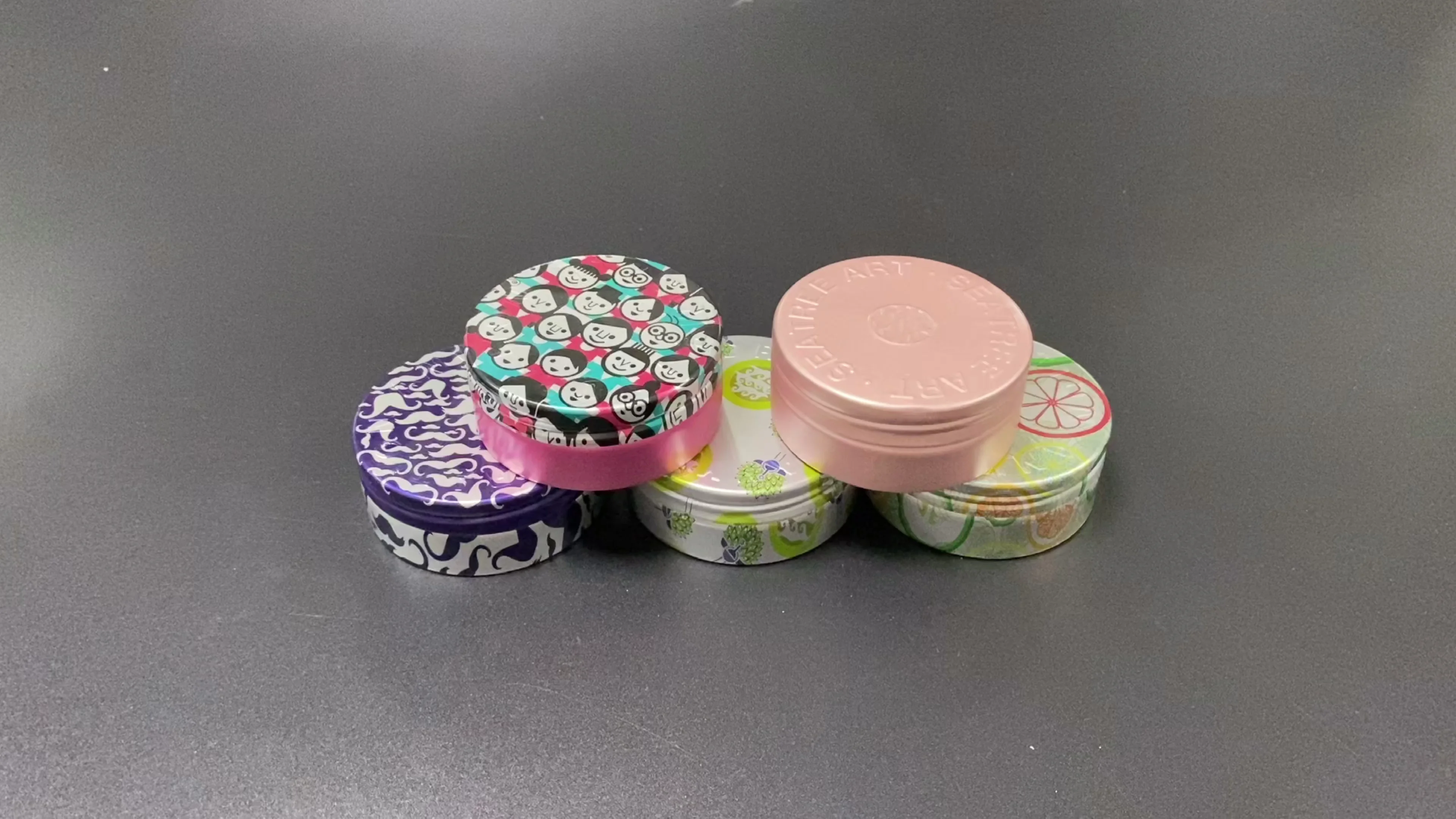 Oem Embossed Logo Aluminium Lid For Plastic Jar - Buy Aluminium Lid ...