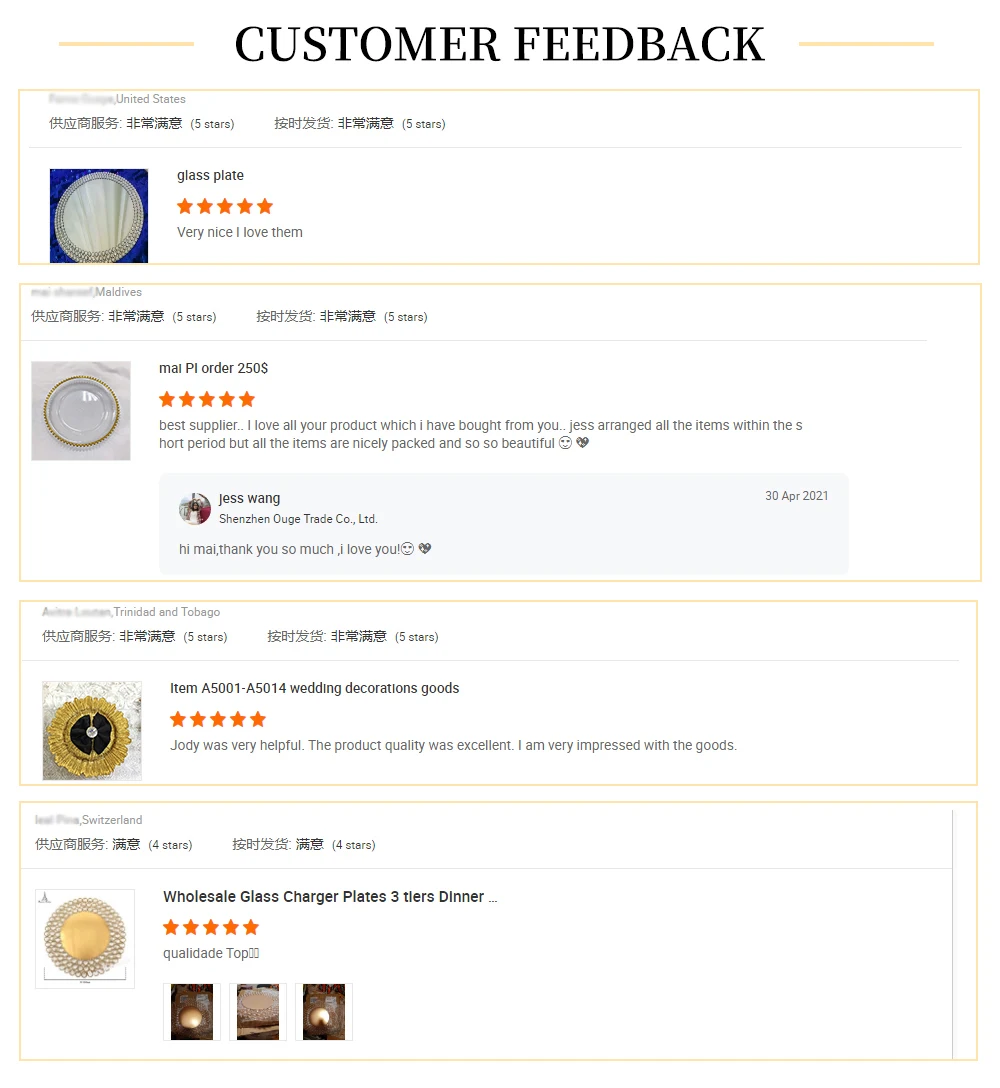 Elegant American Luxury Round Grass Rattan Pattern Plate