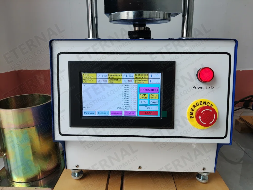 Marshall/cbr Test Machine Digital Measurement 50 Kn For Soil - Buy Cbr ...