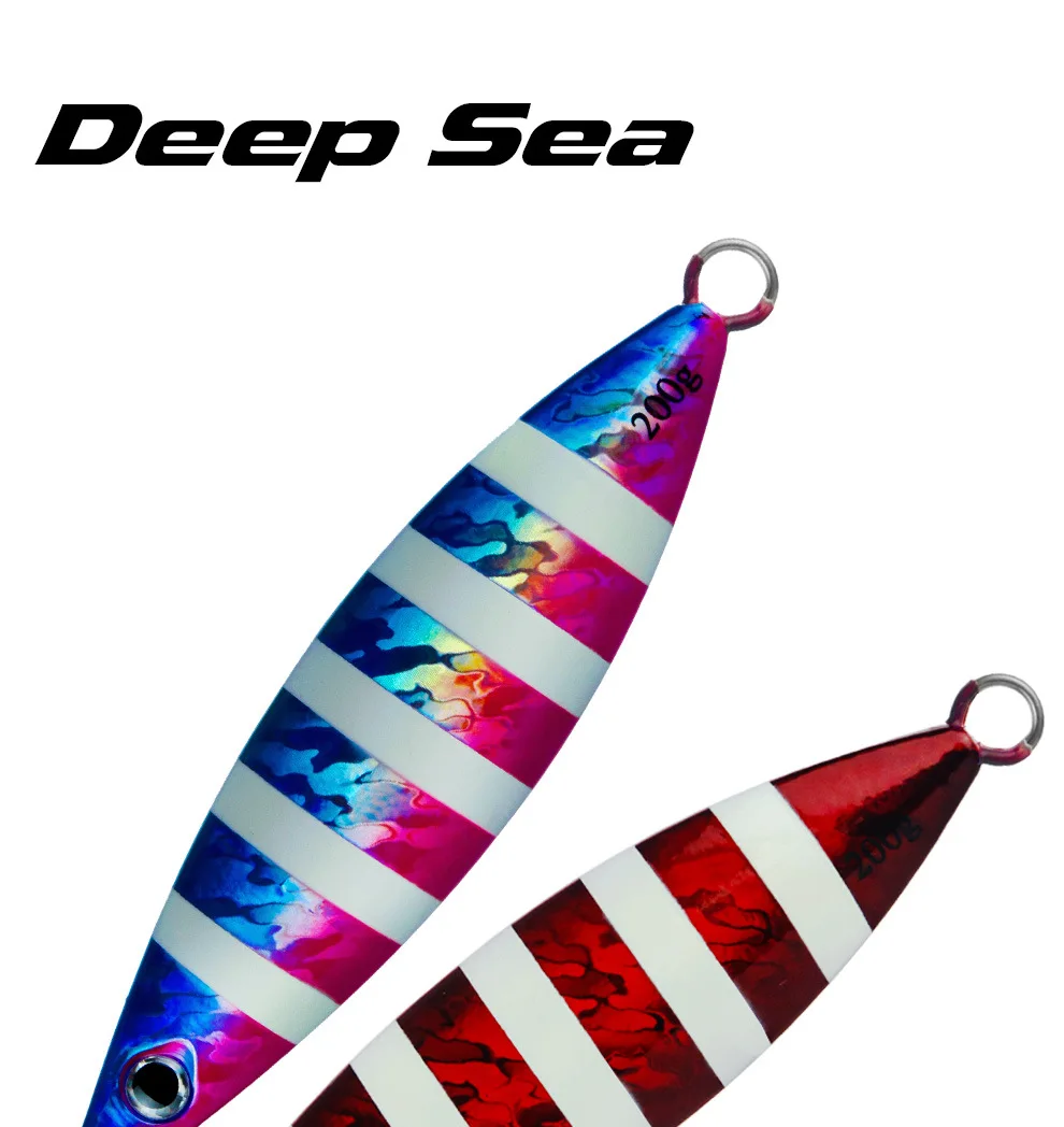 Factory Price 3d Eyes Simulated Jig Lure 60/80/100/150/200g Slow Jerk ...