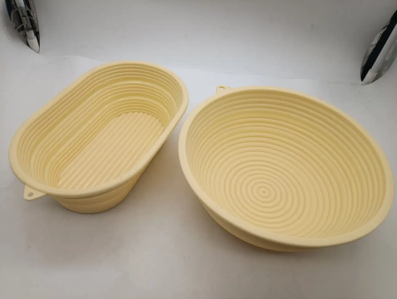 Oval Bread Proofing Basket Silicone Collapsible Sourdough Bread Baking ...