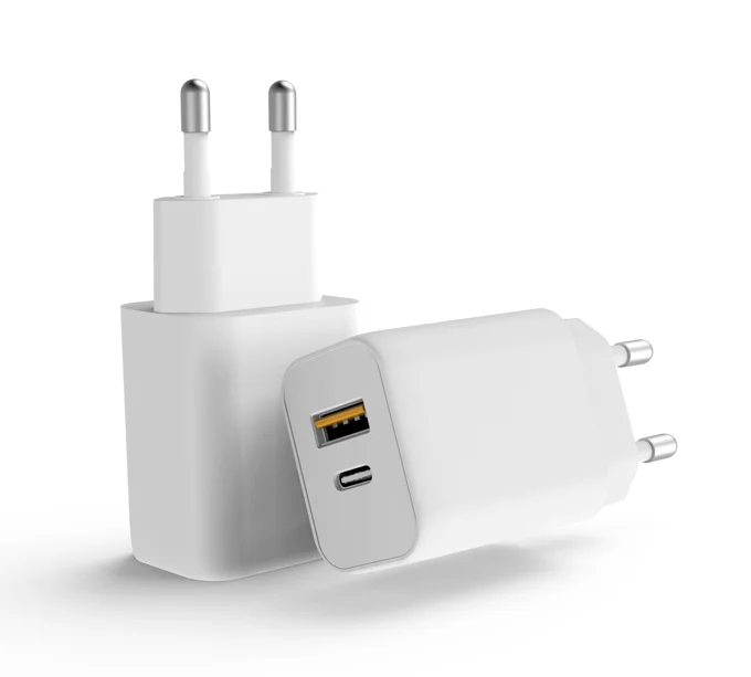 KC plug Type C 2 Port USB Travel Wall Charger quick pd 3.0 flashing ...