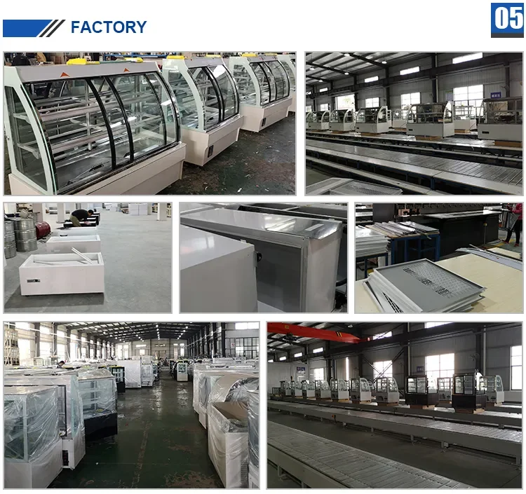 Bakery Commercial Bread Refrigerated Display Cabinet Sliding Glass Door ...