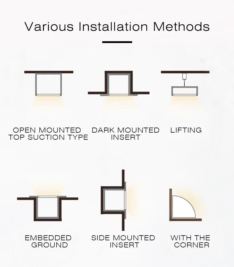 Silverchin Modern Aluminium Profile Indoor Led Strip Light - Buy ...