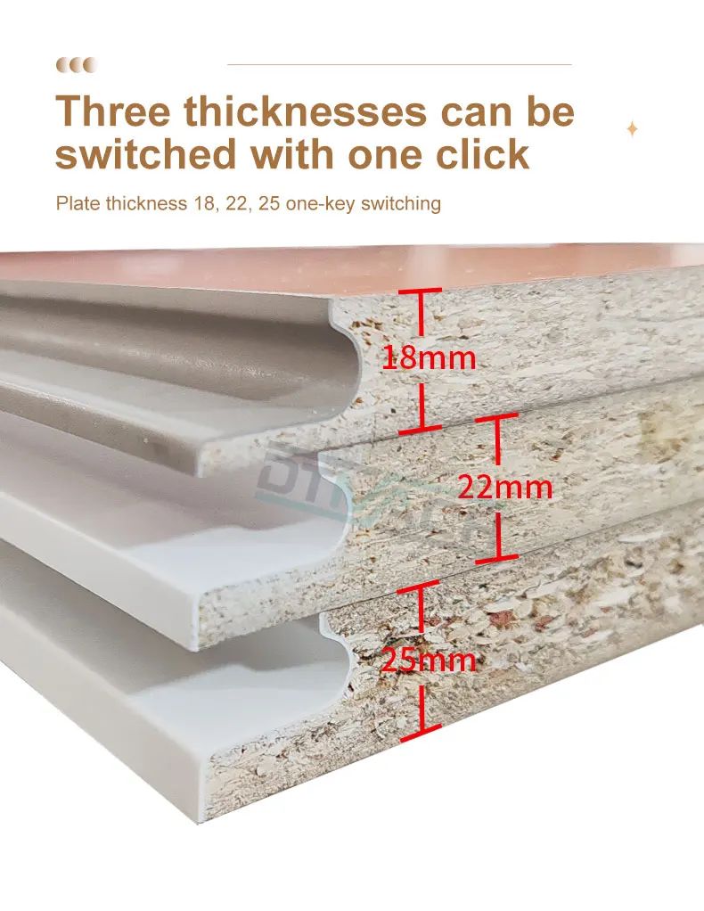 Soft Forming Edge Banding Machine - 20 Functions for Woodworking