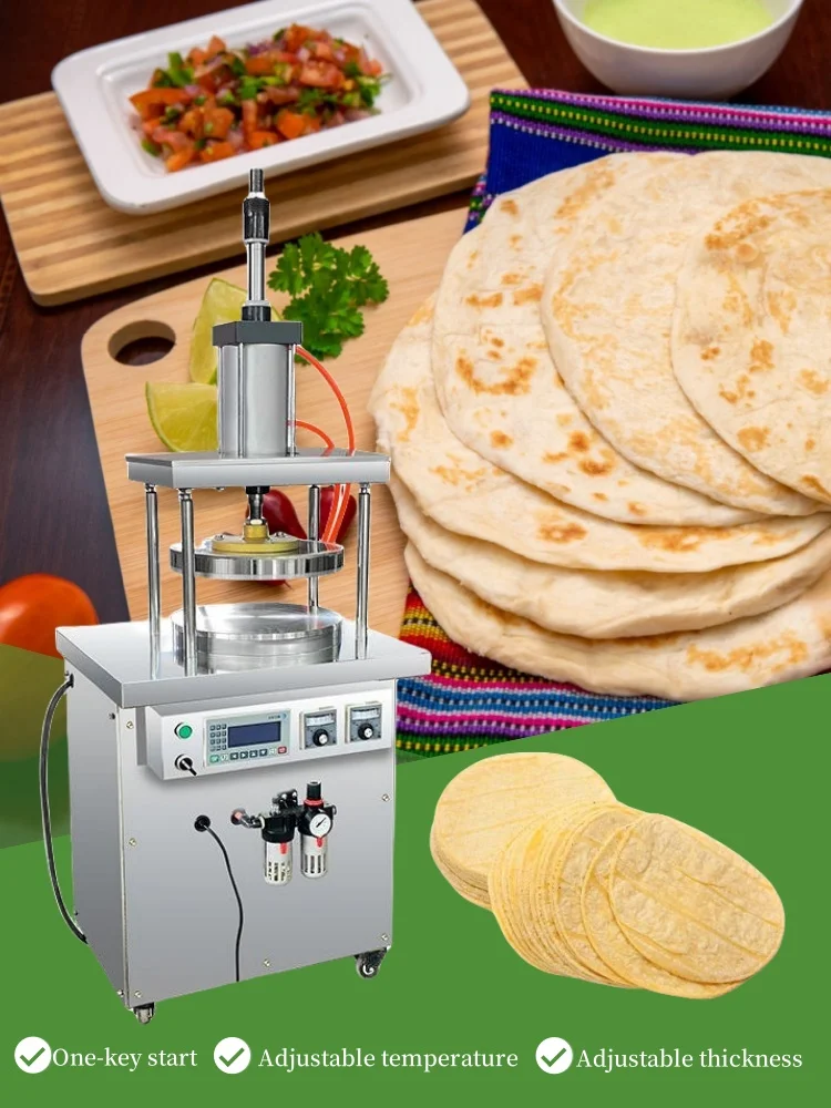 Business Electric Chapati Flour Prensa Para Roti Prata Canai Make ...