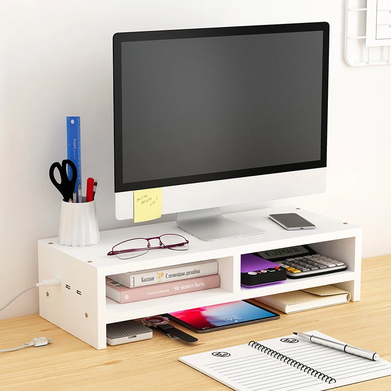 Economical Office Desktop Laptop Stand With Usb Study Room Multi ...