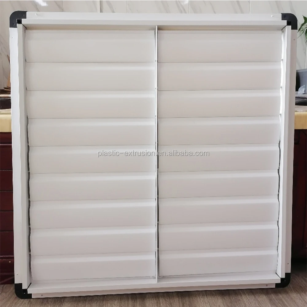 Exhaust Fan Shutter Pvc Gravity Louver For 36-inch Wall-mounted ...
