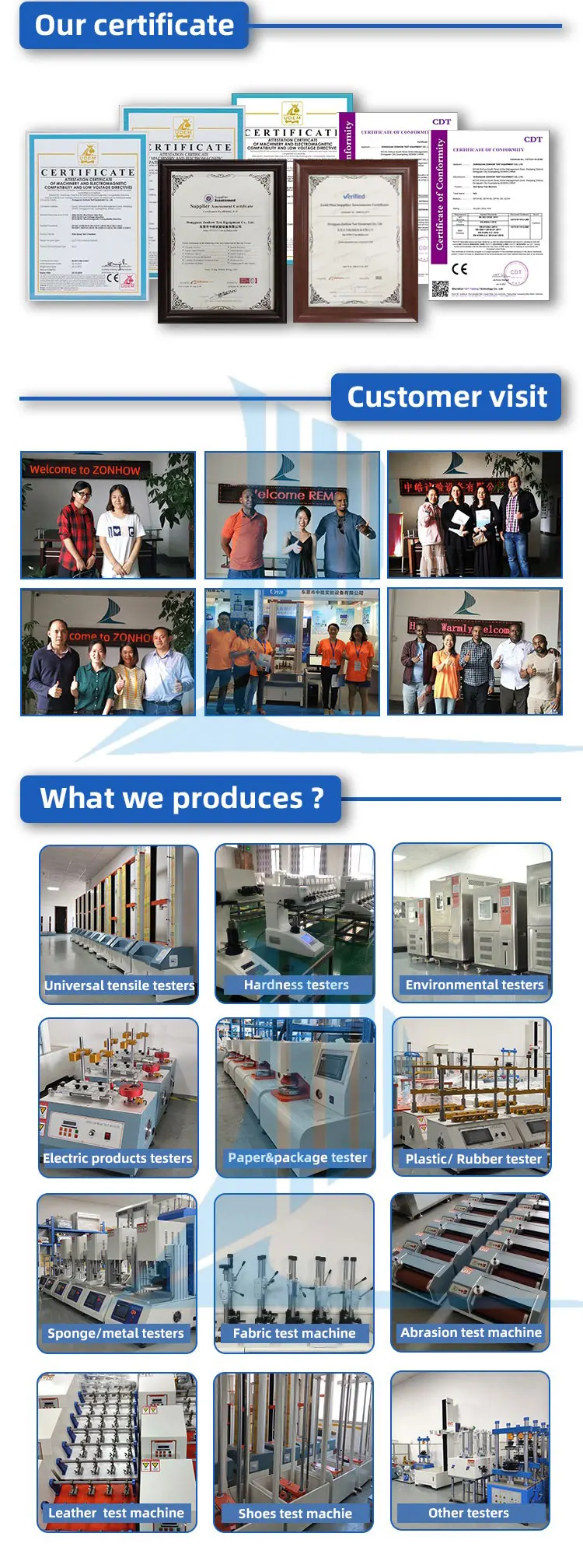 Foam Indentation Force Deflection Testing Machine - ZONHOW