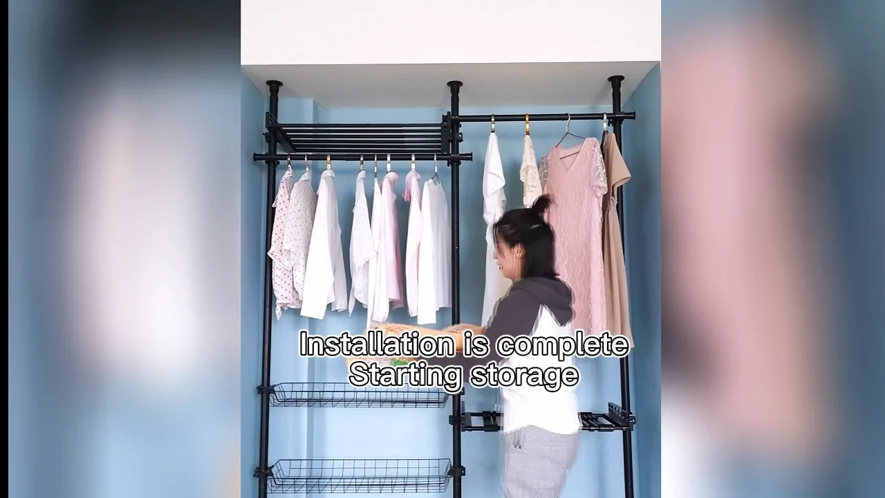 Yijiale Metal Closet Systems Wardobe Closet Wardrobe Bedroom Clothes ...