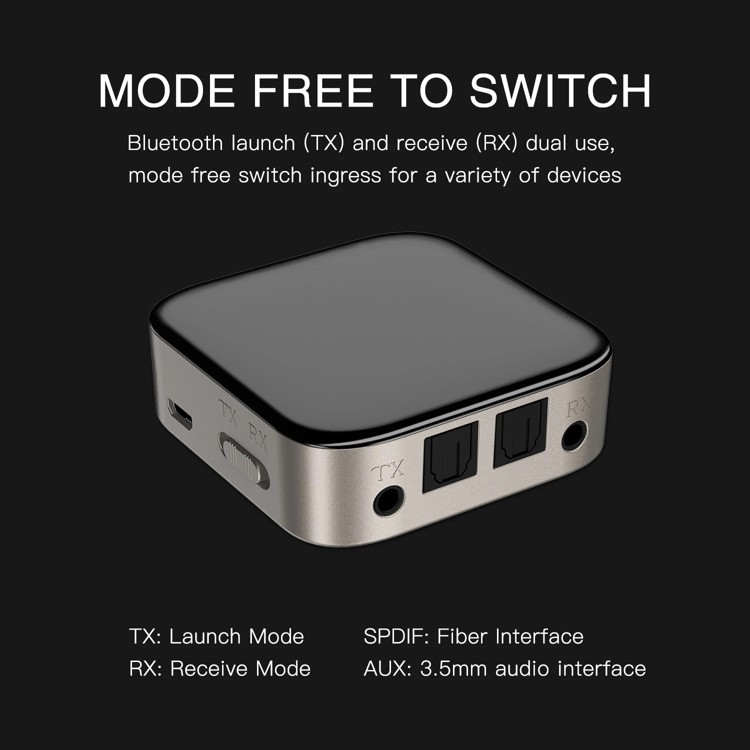 Spdif 2 In 1 Csr Aptx-hd A2dp Digital Fiber Optical Bluetooth Audio ...