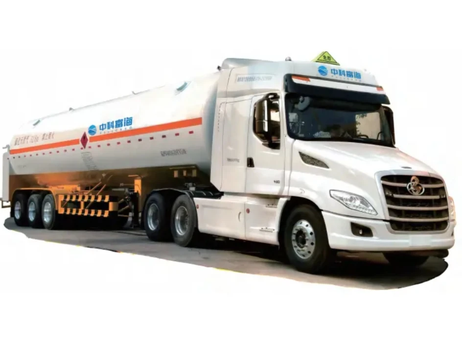 Liquefied Natural Gas Cryogenic Storage Transport Vehicle For Lng Gas ...