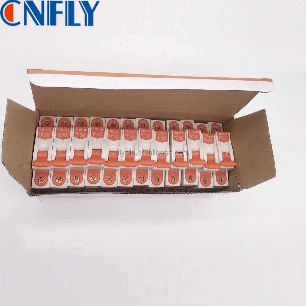 Ce Iso9001 Factory Orange 16a 20a 25a 32a 40a 63a Mini Circuit Breakers ...
